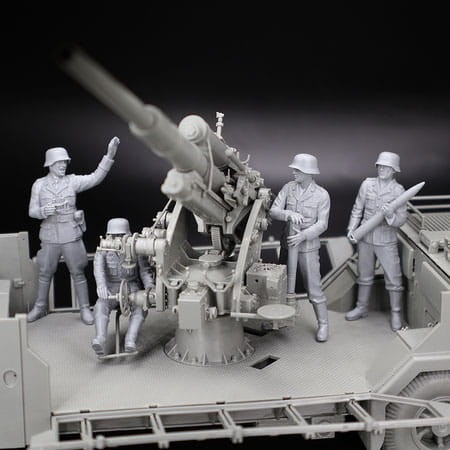 Daw Wetk 1/35 German WW2 8.8cm Flak Crew - DW35038 | eBay UK