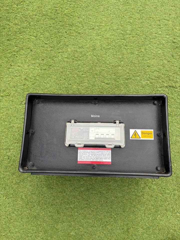 32A 3 phase Distribution Box With MCBs Events power distro | eBay UK