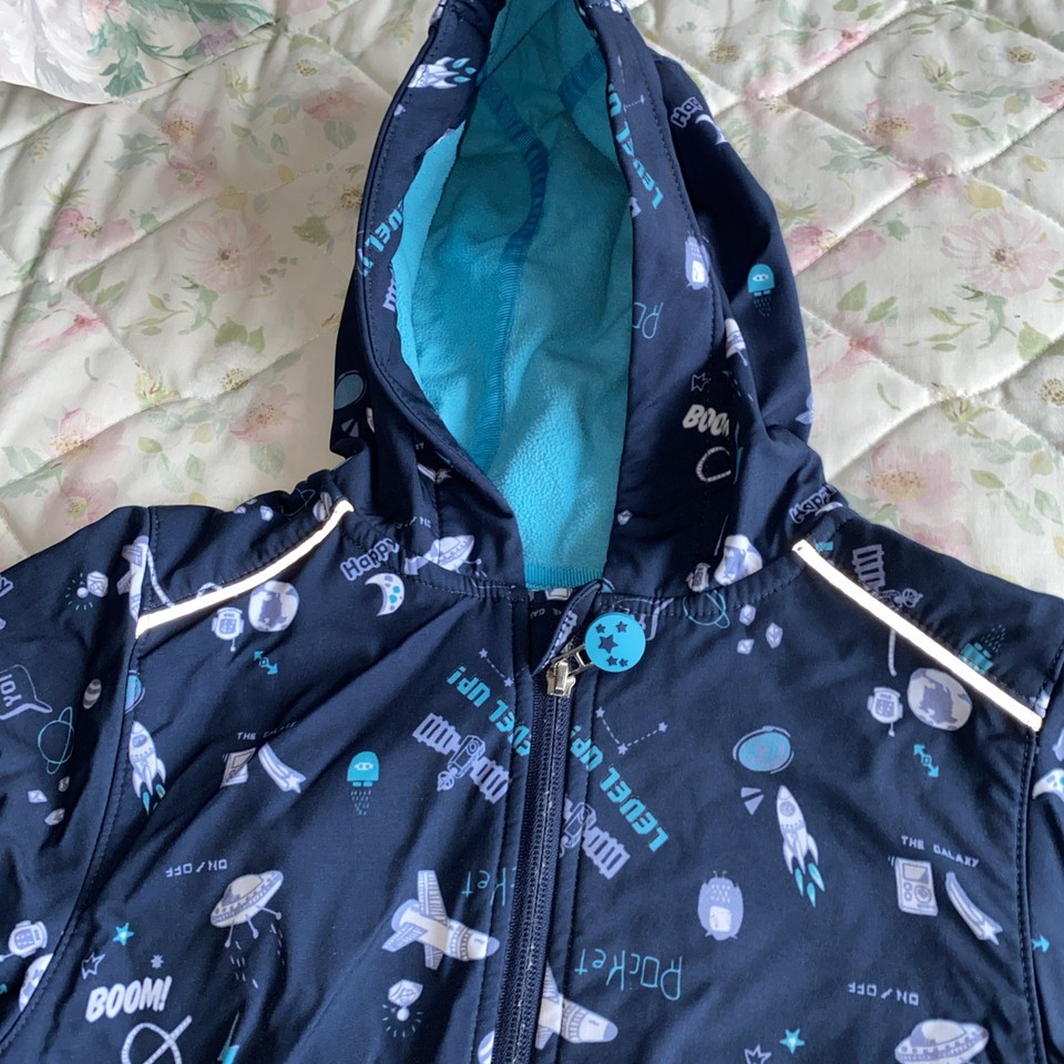 (L) Cool Young Blue Space Puddle Splash Suit aged 98/104 | eBay UK