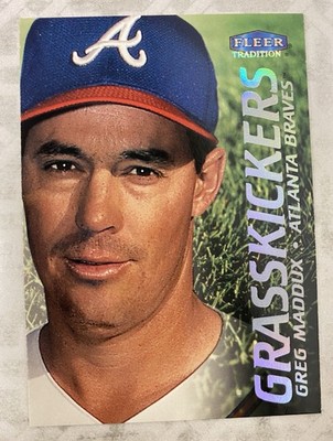 2000 Fleer GREG MADDUX Grass Kickers Insert #9 GK! Atlanta Braves HOF ...