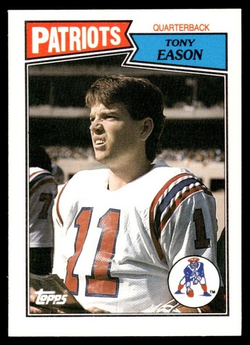 1987 TOPPS AMERICAN/UK TONY EASON D NEW ENGLAND PATRIOTS #25 | eBay