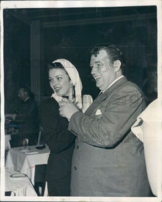 1945 Press Photo Actor Andy Devine With Wife Dorothy 1940s | eBay