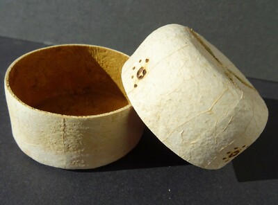 Dried Orange Peel Box, Small Round Trinket Box Handmade - Natural ...