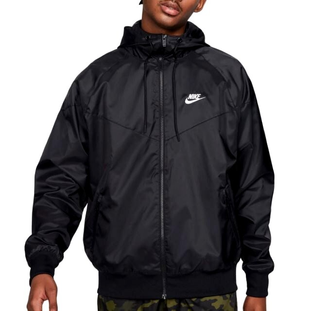 *NEW* Men NIKE SPORTS CLASSIC WINDRUNNER JACKET BLACK (DA0001 010), Sz ...