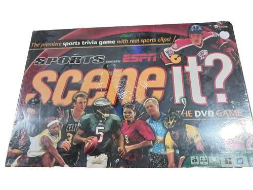 BRAND NEW & SEALED 2005 Collectible ESPN Sports Scene It? DVD Trivia ...