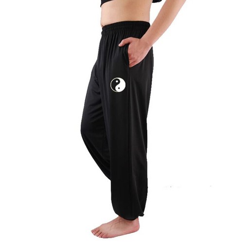 Hot Men Kung Fu Tai Chi Martial Arts Pants Trousers Sports Jogging Team ...