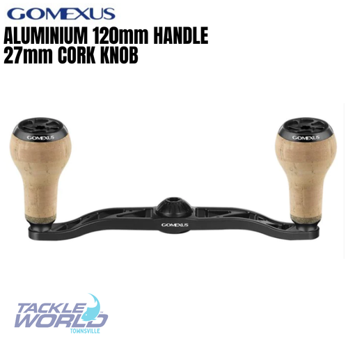 Gomexus 120mm Aluminium Handle 27mm Cork Knob Black BRAND NEW | eBay ...