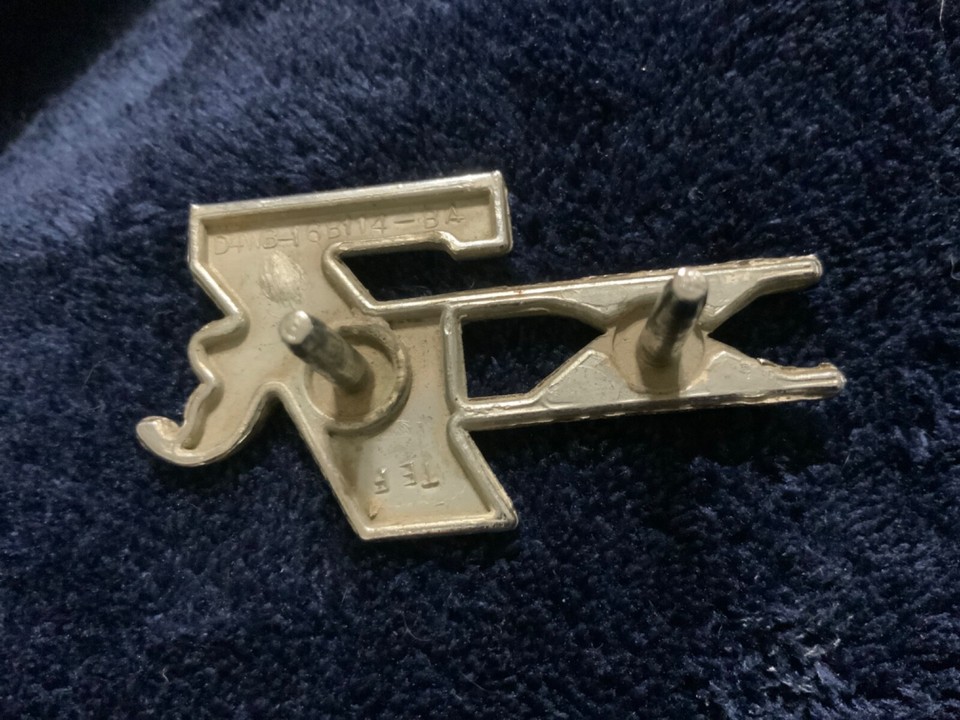 Mercury Cougar XR-7 Chrome Name Badge Side Badge Name Plate Original ...