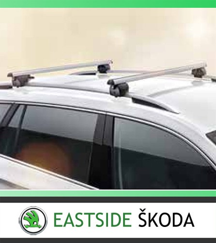 NEW GENUINE SKODA KODIAQ TRANSVERSE ROOF RACK 2017 ON 565071151 | eBay