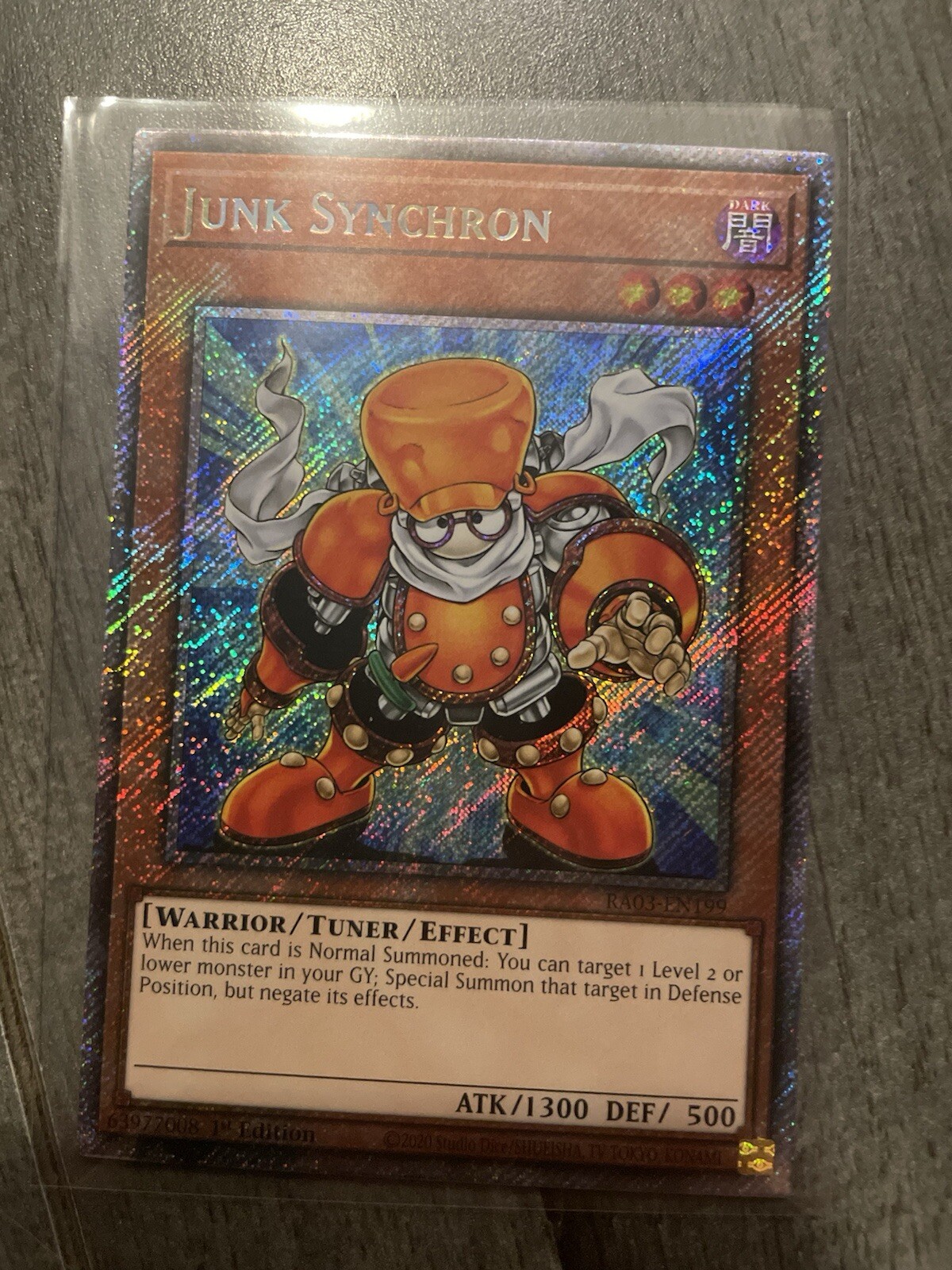 Junk Synchron RA03-EN199 - Platinum Secret Rare Quarter Century Bonanza ...