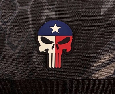 Texas Skull PVC Morale Patch | eBay