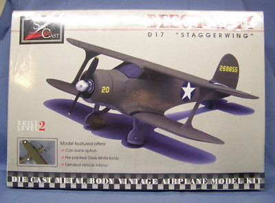 Spec Cast WWII Army BEECHCRAFT Model D17 STAGGERWING Die Cast Metal Kit ...