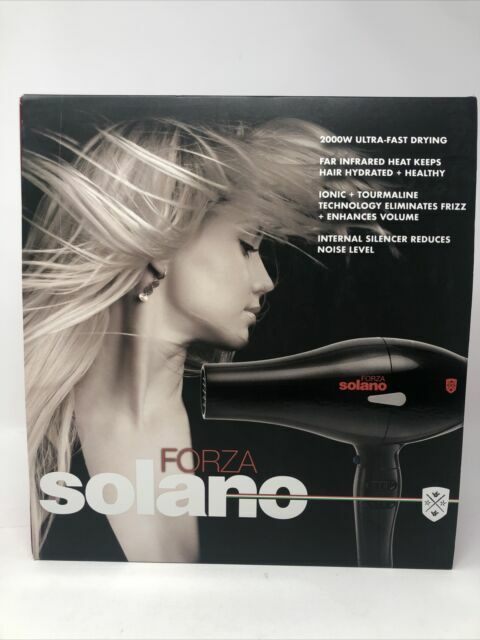SOLANO Forza 2000W Standard Hair Dryer - Black for sale online | eBay