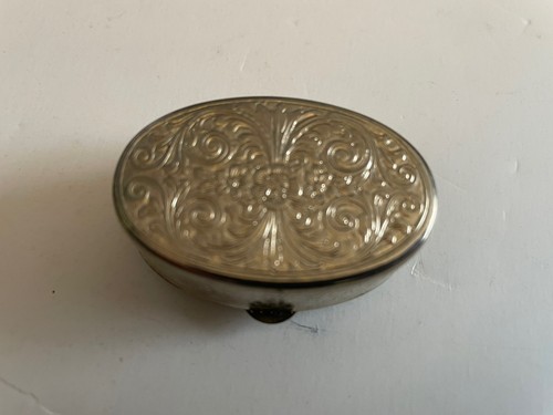 VTG PILL BOX Porcelain London Houses Of Parliament Oval Pillbox ...