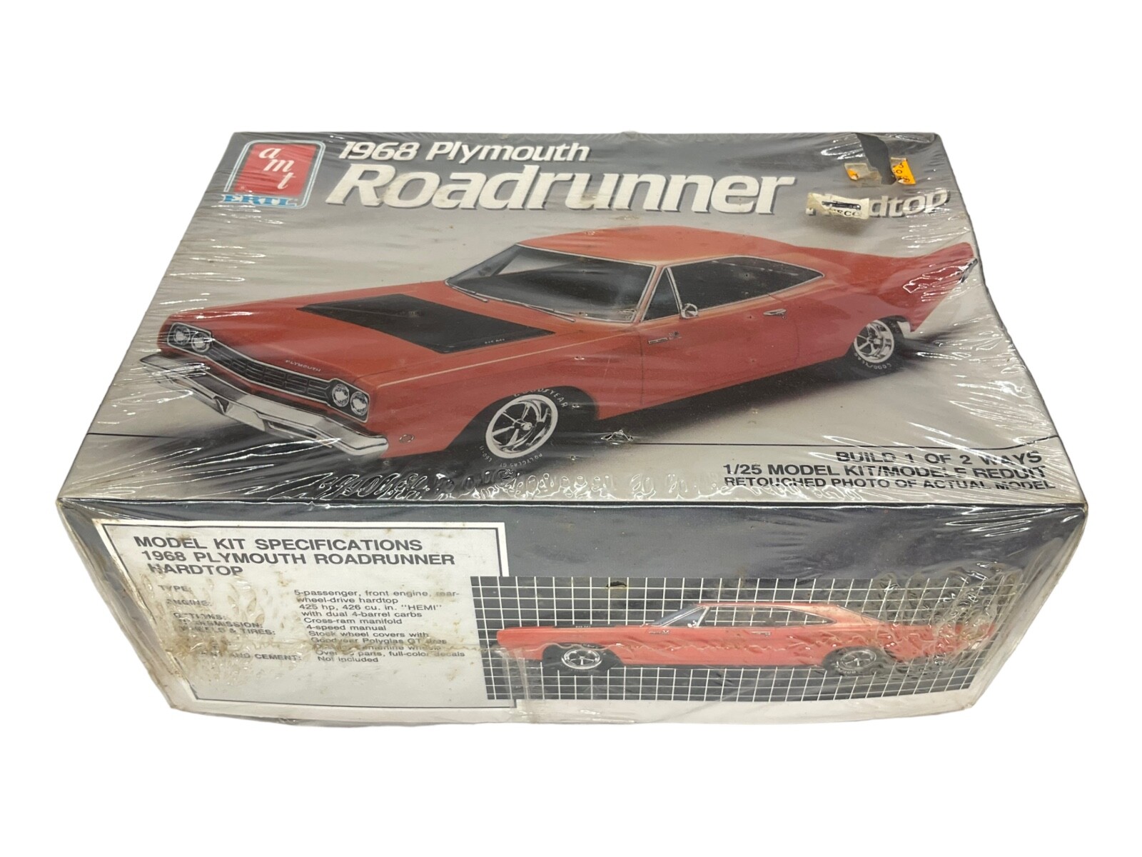 Amt/Ertl 1968 Plymouth Roadrunner Hardtop 1/25 Model Kit #6515 Sealed ...
