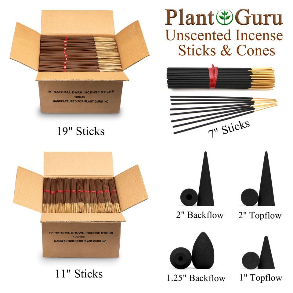 2500 Unscented Incense Sticks 11" BULK WHOLESALE 100% Natural Joss Punk ...