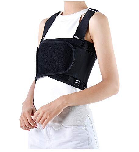 Rib Chest Support Brace Broken Rib Brace Breathable Belt Sternum S/M ...