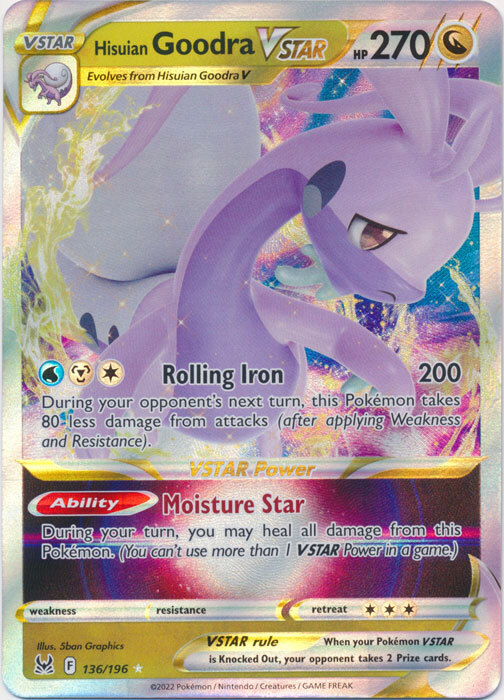 Hisuian Goodra VSTAR - 136/196 Ultra Rare Lost Origin NM Pokemon TCG | eBay