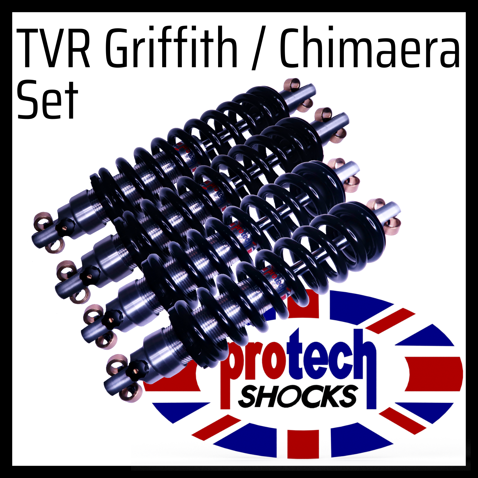 TVR Griffith, Chimaera Shock Absorber Set + Springs Protech Shocks Damper | eBay UK