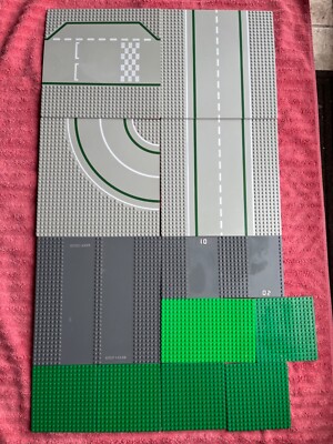Vintage & Recent Lego Baseplates Runway Racetrack Green Base | eBay