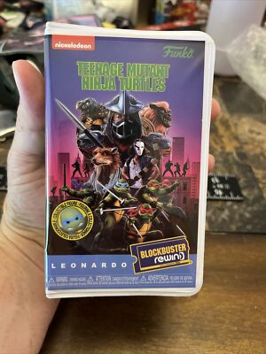 Funko Blockbuster Rewind TMNT Teenage Mutant Ninja Turtles Leonardo ...