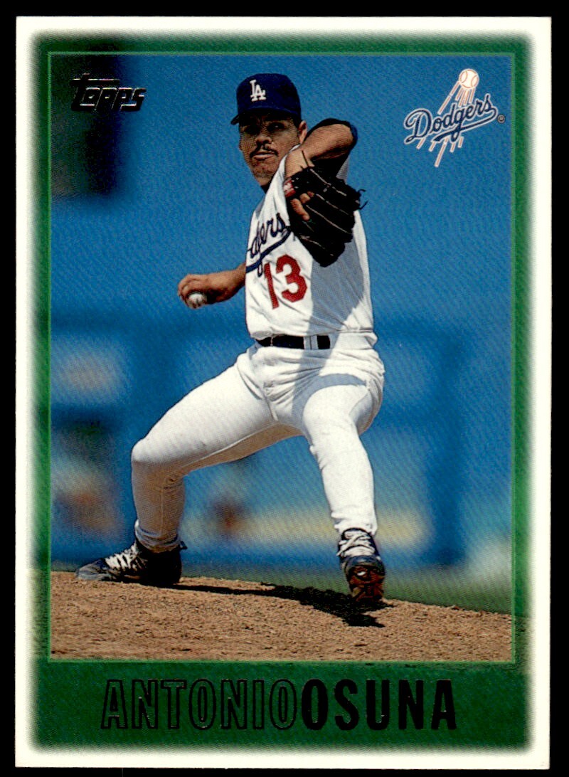 1997 Topps Baseball Card Antonio Osuna p Los Angeles Dodgers #240 | eBay