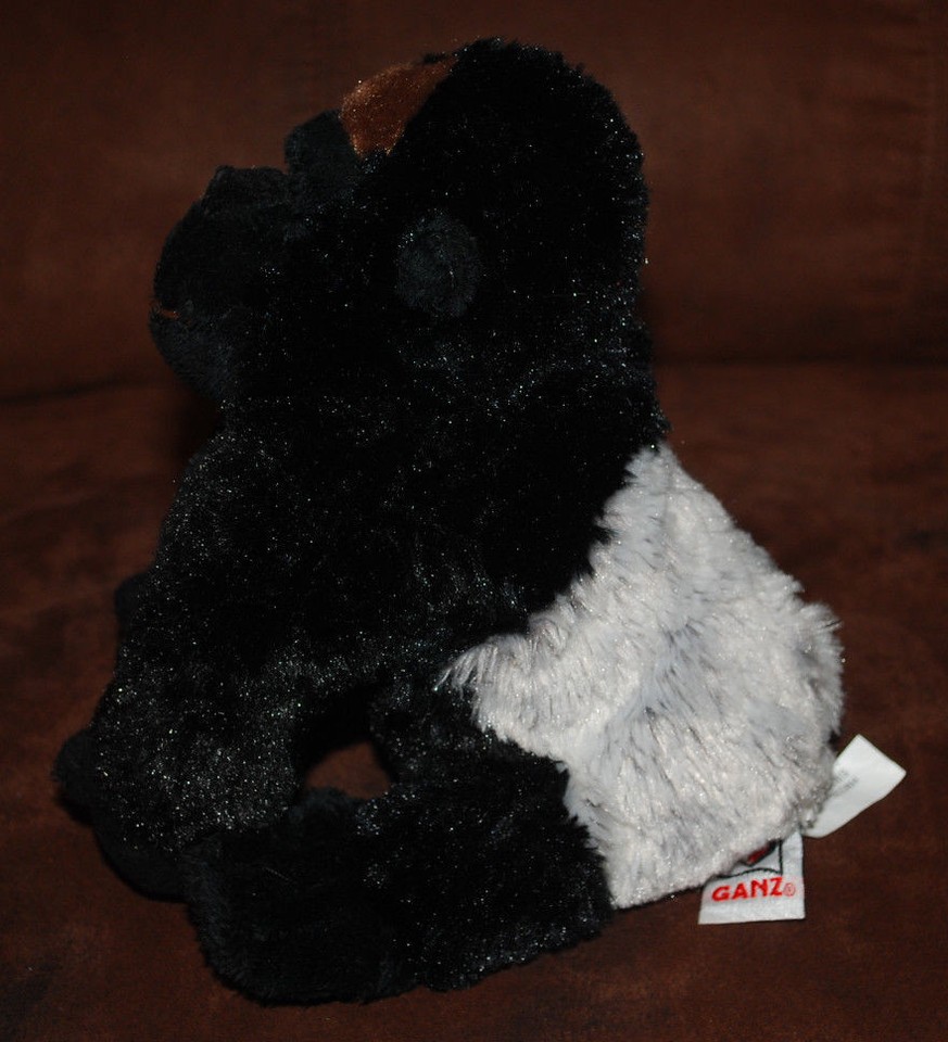 Ganz Webkinz Silverback Gorilla HM335 Plush Beanie Toy Stuffed Animal ...