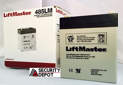 LiftMaster 485LM / Chamberlain 4228 Replacement Battery 12v 4.5AH ...