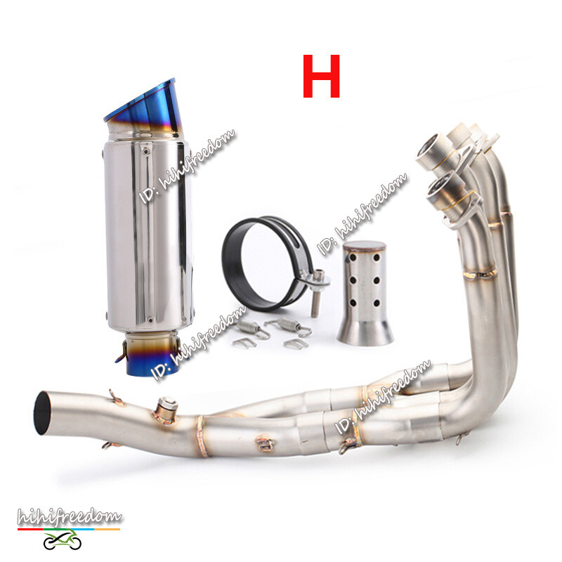 Slip On For Yamaha YZF R6 2006-2016 Whole Set Exhaust Header Pipe ...