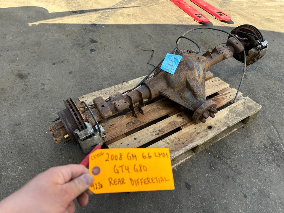 08 09 10 GMC SIERRA SILVERADO 2500HD 3500HD SRW REAR DIFFERENTIAL AXLE ...