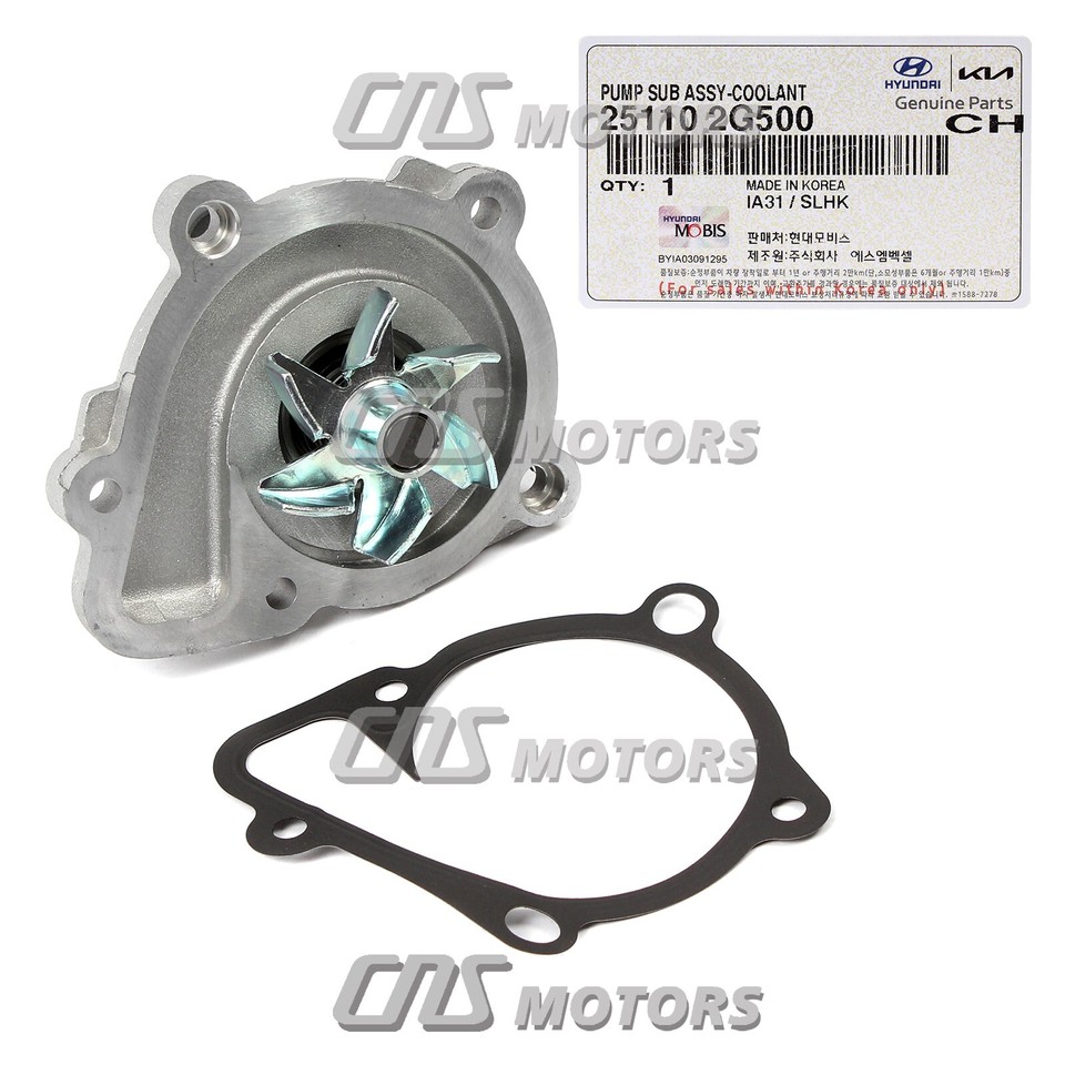 ⭐GENUINE⭐ Water Pump & Gasket for 2011-2016 Hyundai Kia 2.0L 2.4L ...