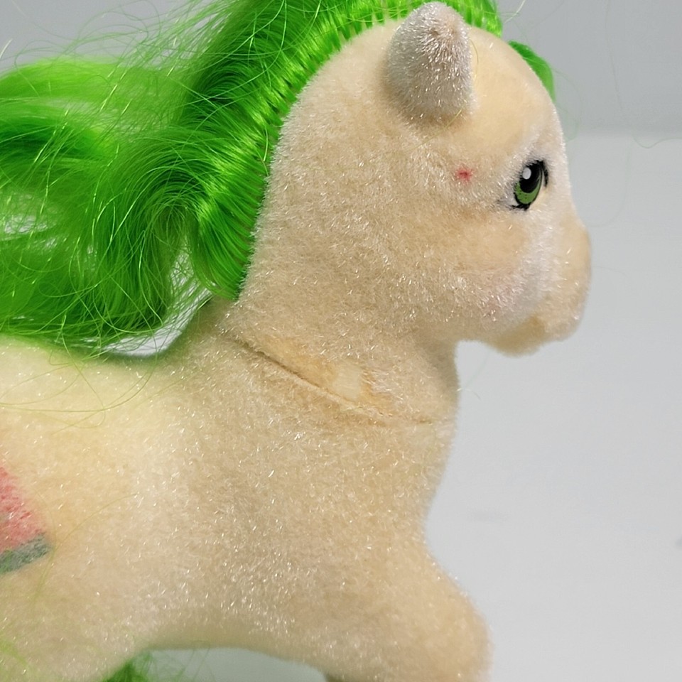 🦄 Vintage My Little Pony G1 So Soft Scrumptious 1980s Fuzzy Watermelon ...