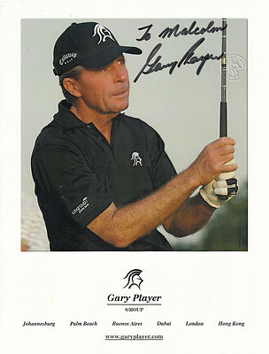 GARY PLAYER Golf Signed Original Autographed 8.5x11 Photo COA | eBay