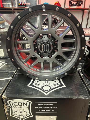 Four NEW Icon Alpha 20 Wheels F250 F350SRW 1220908150GM 20x9 +0 8x170 ...