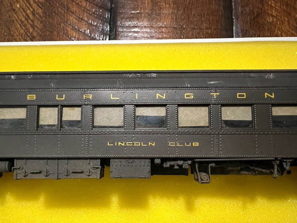 Pullman Solarium Brass HO Lincoln Club | eBay