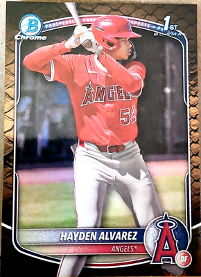 2025 Bowman Chrome Prospects Reptilian Refractor #BCP-12 ~ Hayden ...