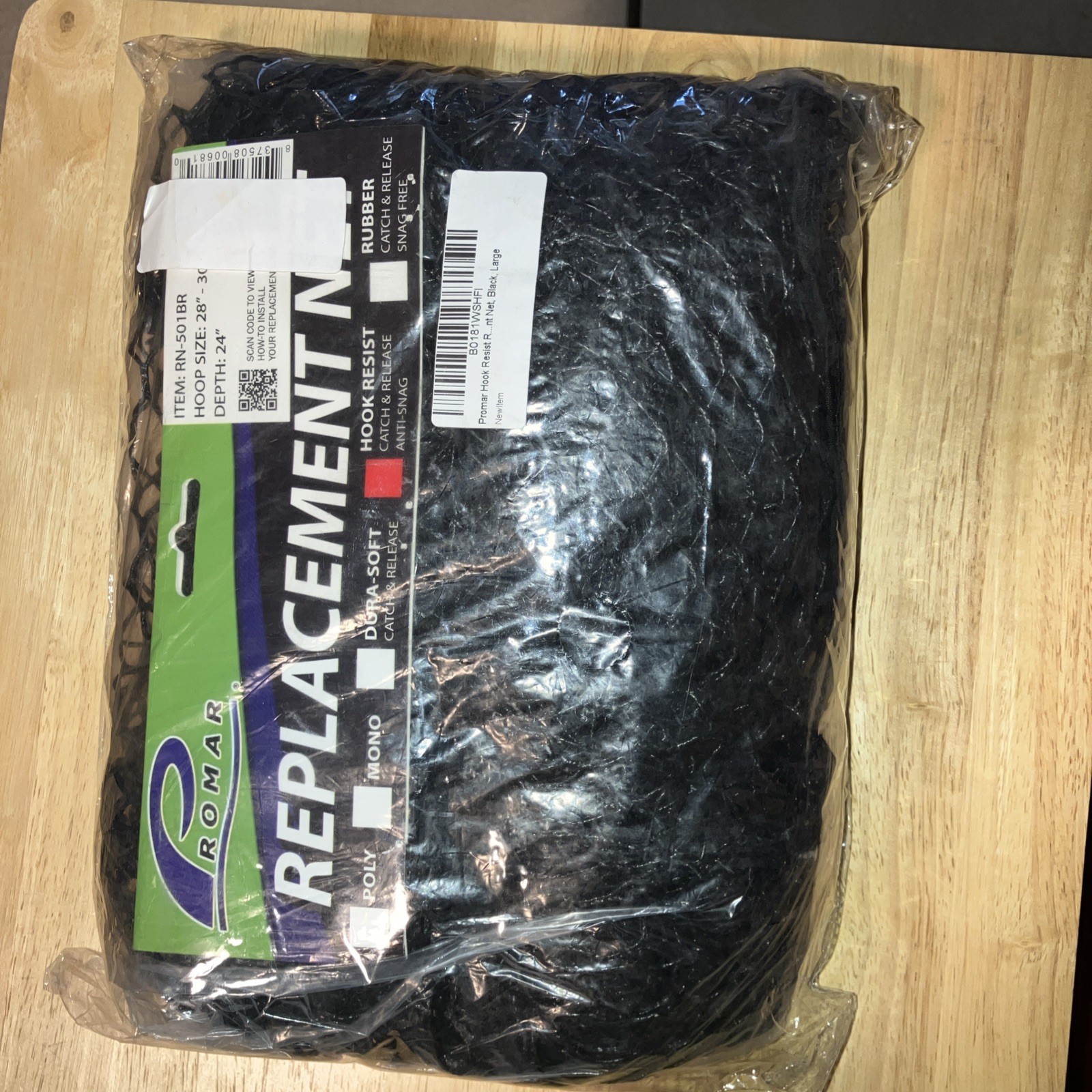 PROMAR REPLACEMENT NET RN-501BR FITS 28"-30 35"D 3/4" BLACK COATED MESH ...