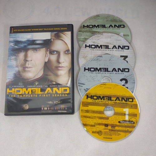 Homeland: The Complete First Season (DVD, 2013) Thriller, Claire Danes ...