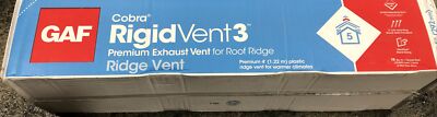 10 GAF Cobra Rigid Vent 3 11.5 in.- 48in. Plastic Roof Ridge Exhaust ...