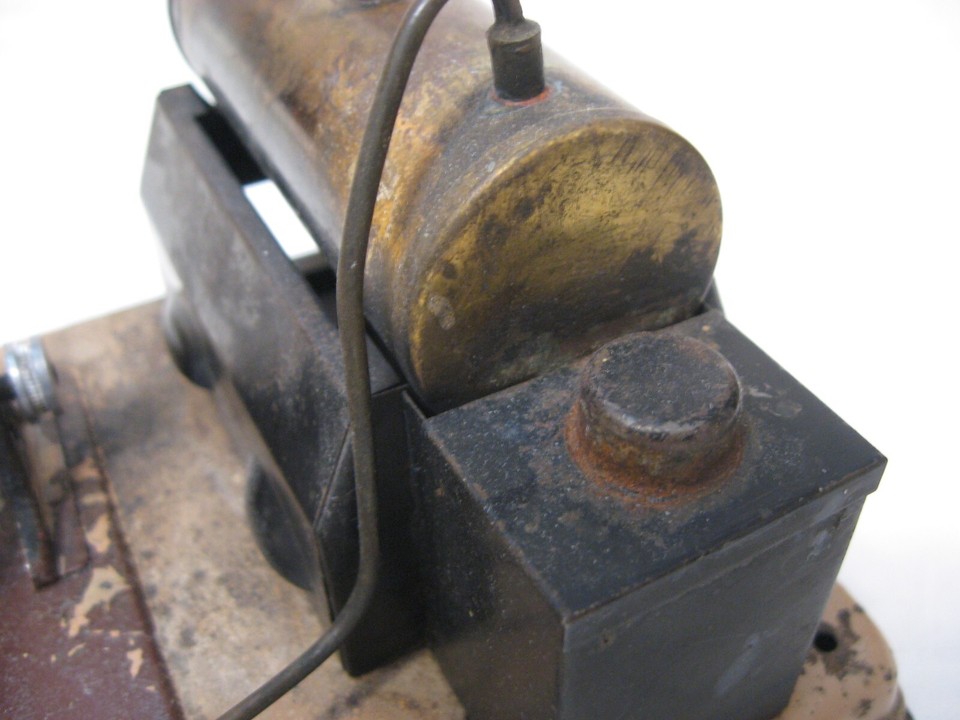 Vintage FLEISCHMANN Steam Engine Tin Toy Germany, Runs Great, watch ...