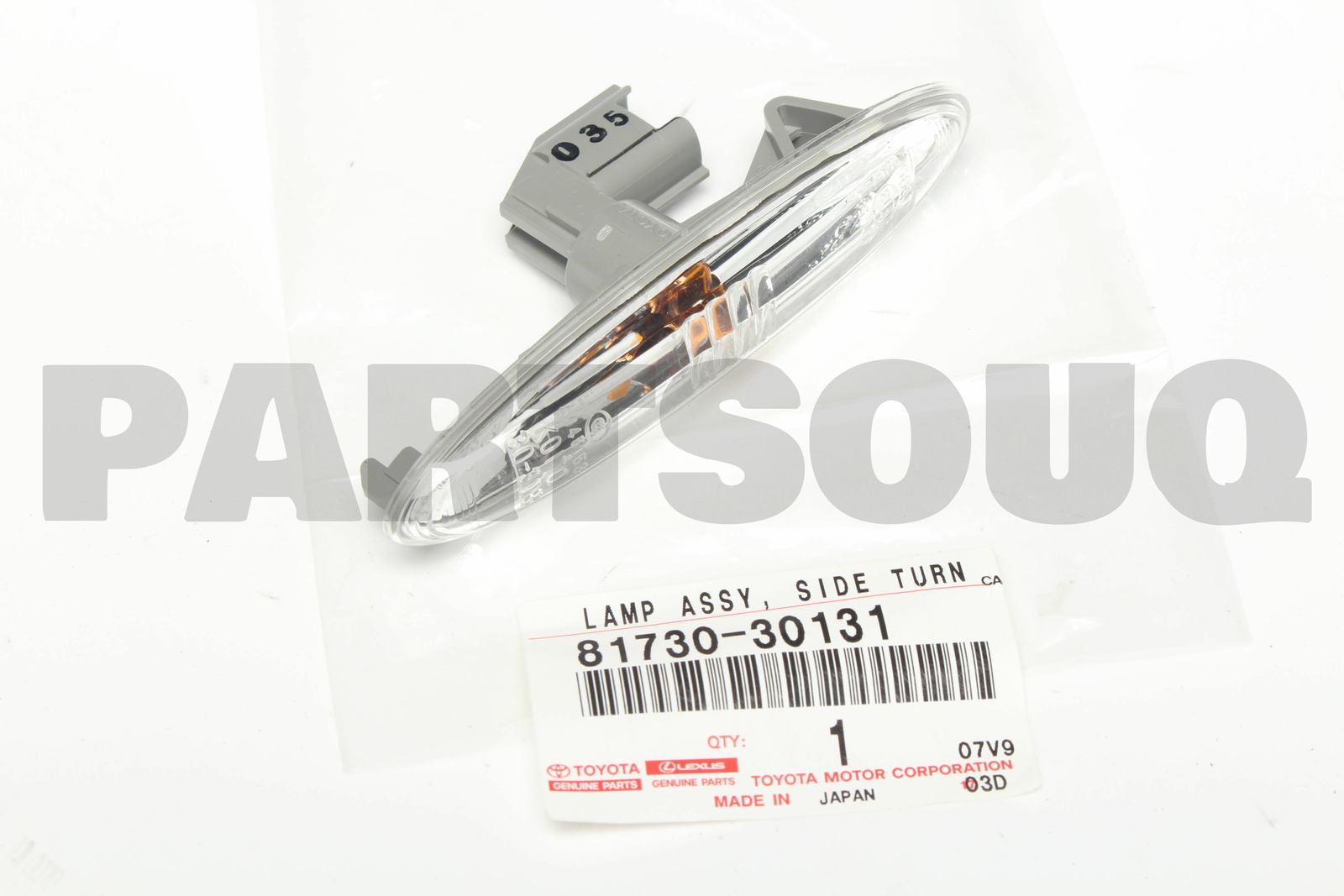 8173030131 Genuine Toyota LAMP ASSY, SIDE TURN SIGNAL, RH/LH 81730 ...