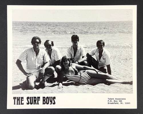 1980s The Surf Boys Beach Cover Band Vintage Promo Photo Talent ...