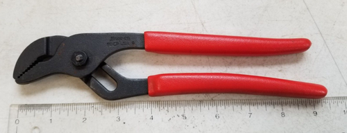 SNAP-ON 91ACP 9" Adjustable Joint Interlocking Channel Pliers (Red) | eBay