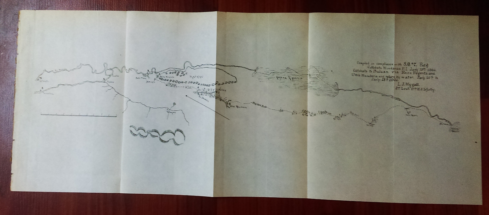 1902 Buluan Riera Regenta US Army Lt Mygatt Spanish-American War ...