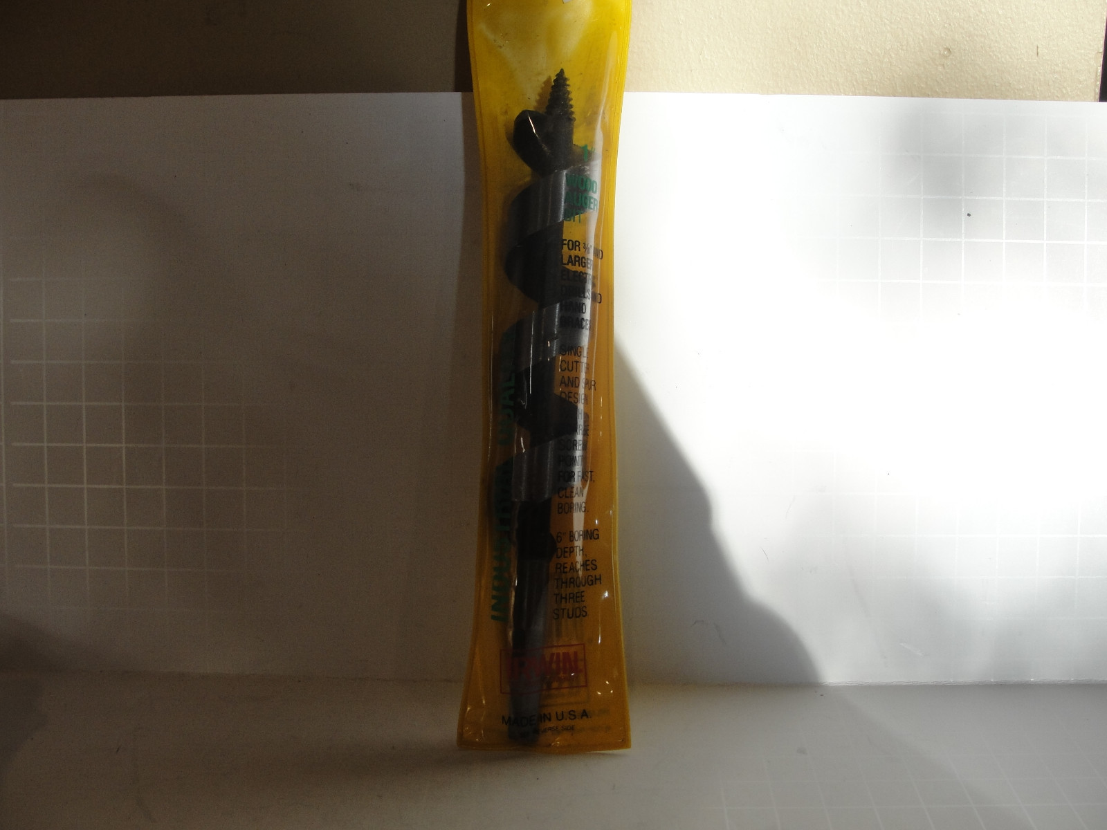 Irwin 49916 1-Inch by 7-1/2-Inch Solid Center Auger Bit | eBay