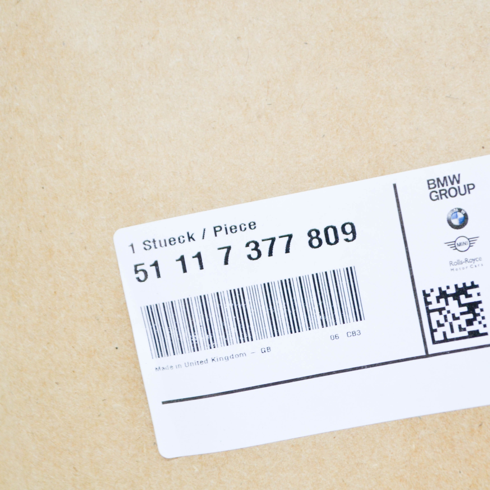 MINI CLUBMAN F54 Front Left Brake Air Duct Trim 7377809 51117377809 NEW ...