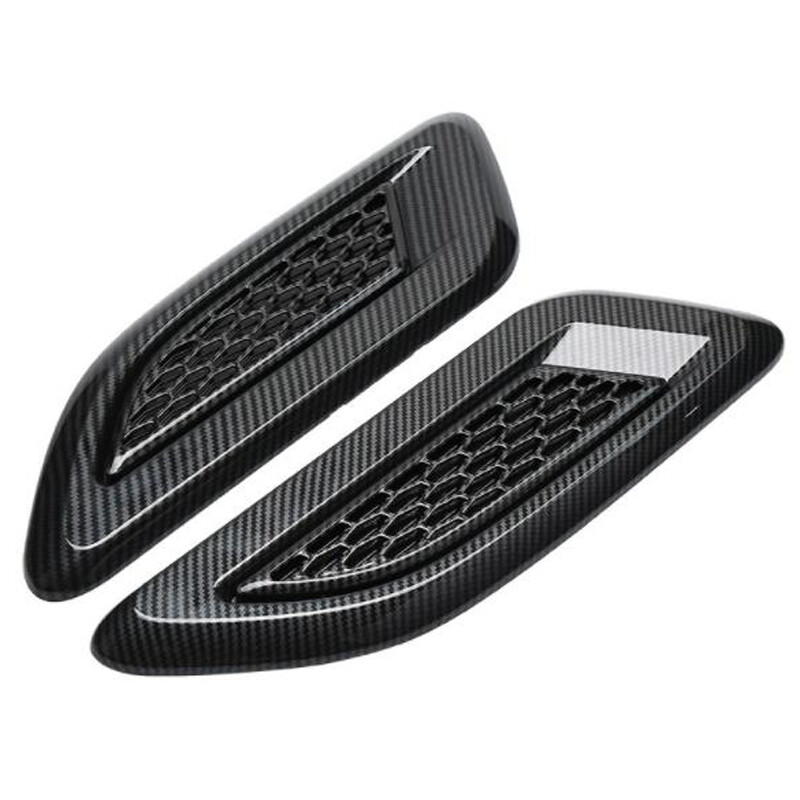 Car Decorative Air Flow Intake Hood Scoop Vent Bonnet Cover Protector ...