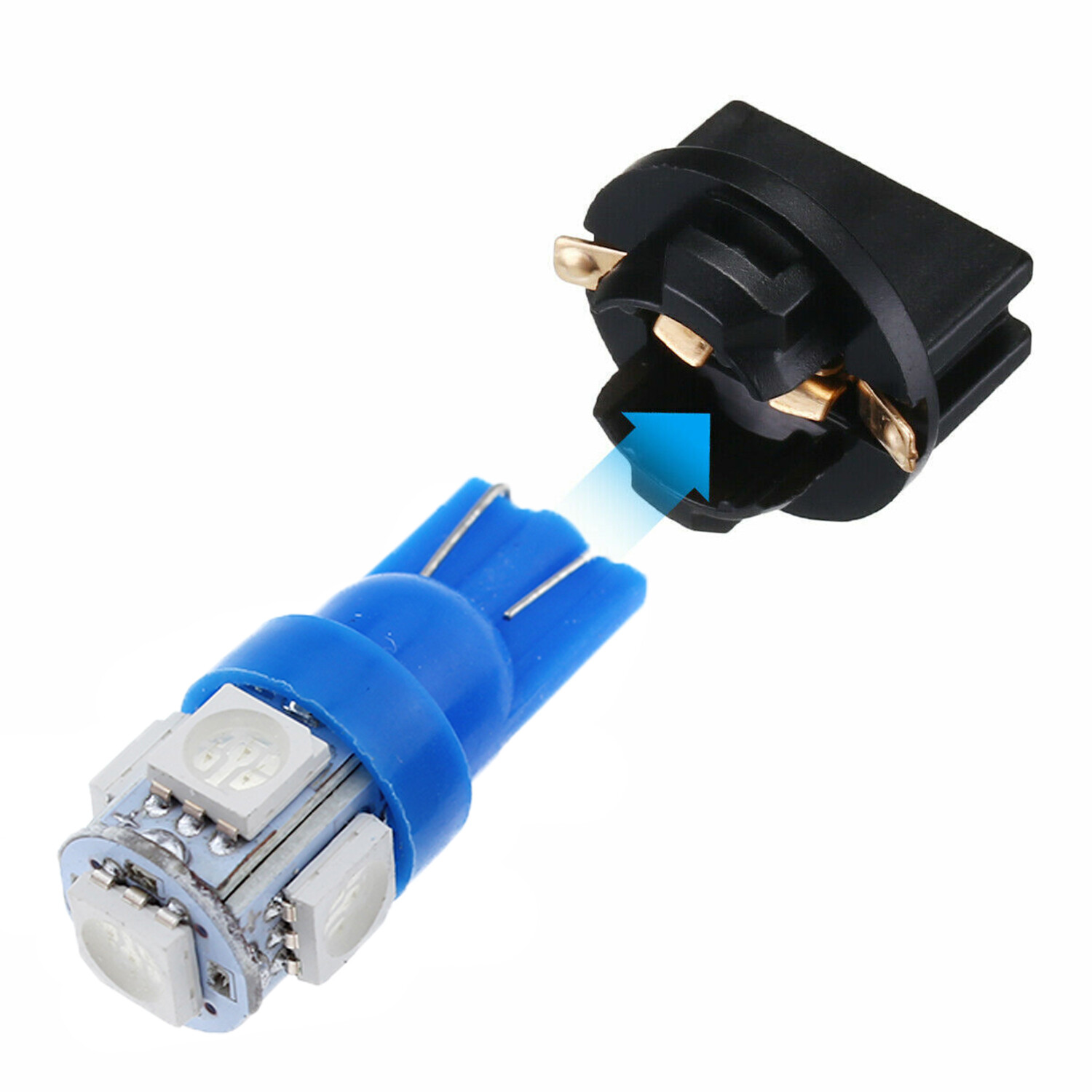 10X T10 194 168 192 LED Bulbs for Instrument Gauge Cluster Dash Light W ...