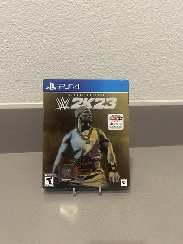 WWE 2K23 W2K23 2023 PS4 Deluxe Edition DISC NEW w Unused DLC- slip ...