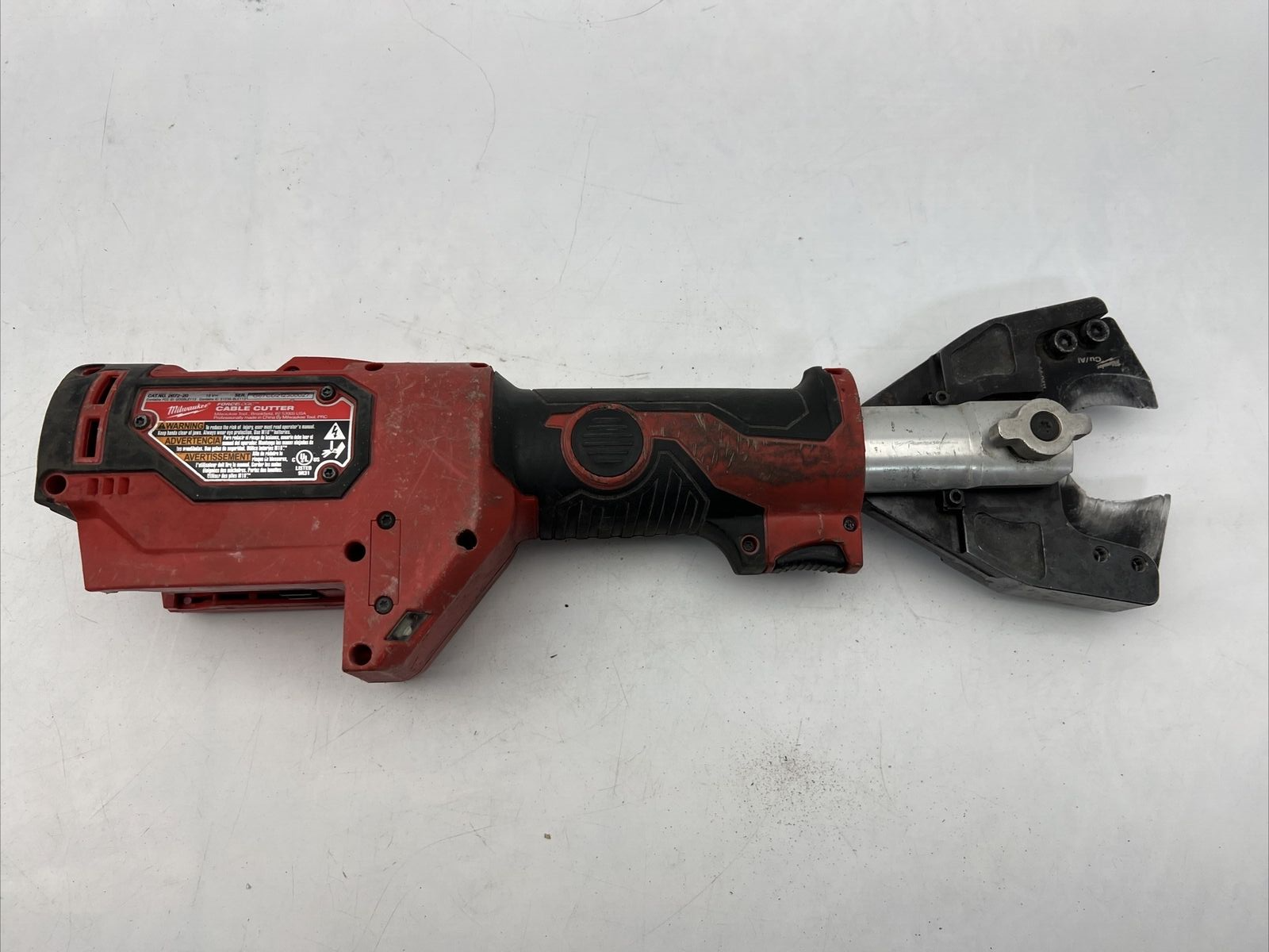 Milwaukee M18 Force Logic Cable Cutter w/ 750 MCM Cu Jaws 2672-21 Used3 ...